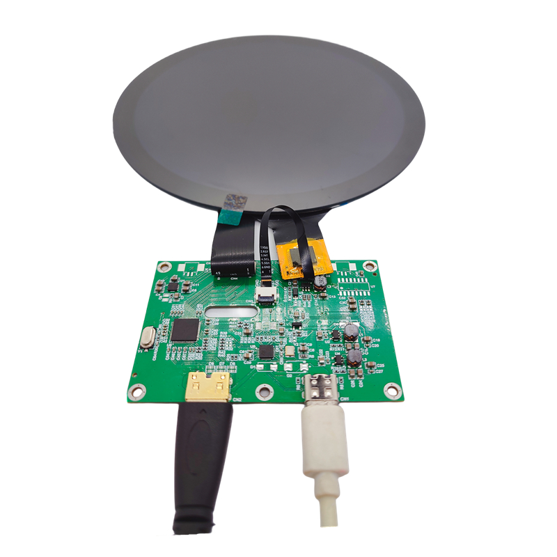 AML050YMM-CTP-HDMI 5-inch round screen LCD touch screen 1080 * 1080 ...